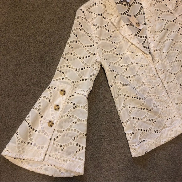 ett:twa by Anthropologie | Jackets & Coats | Nwt Anthropologie Eyelet ...